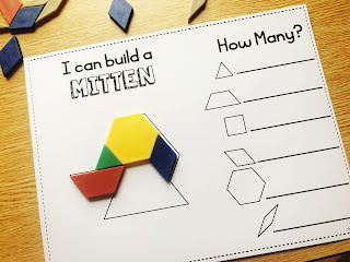 Ms. Moran's Kindergarten: Hands on Math with Winter Pattern Blocks and ...