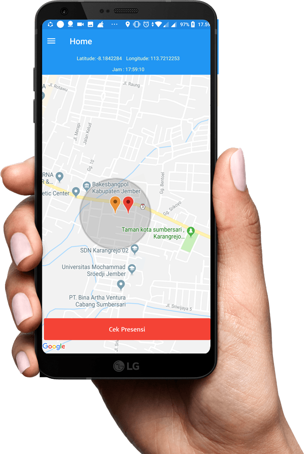Implementasi presensi siswa menggunakan metode geofencing dan scan Qr ...