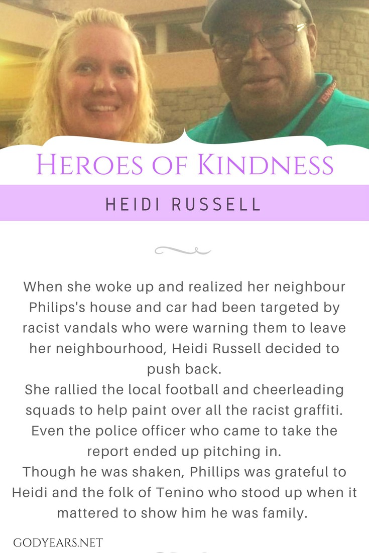 Heidi Russell is the Neighbour You Want in a Crisis #AtoZChallenge