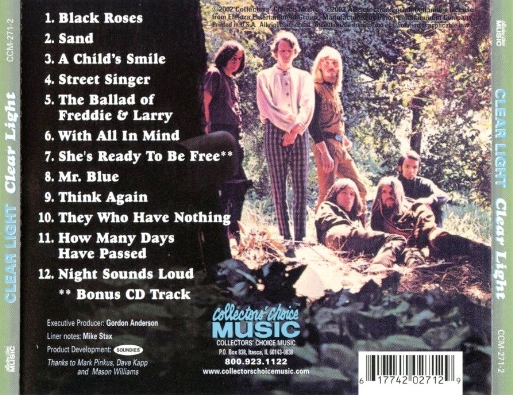 Las Galletas de Maria: Clear Light - Clear Light (1967 US)