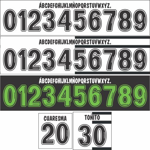 Sporting de Lisboa 2001-2003 font