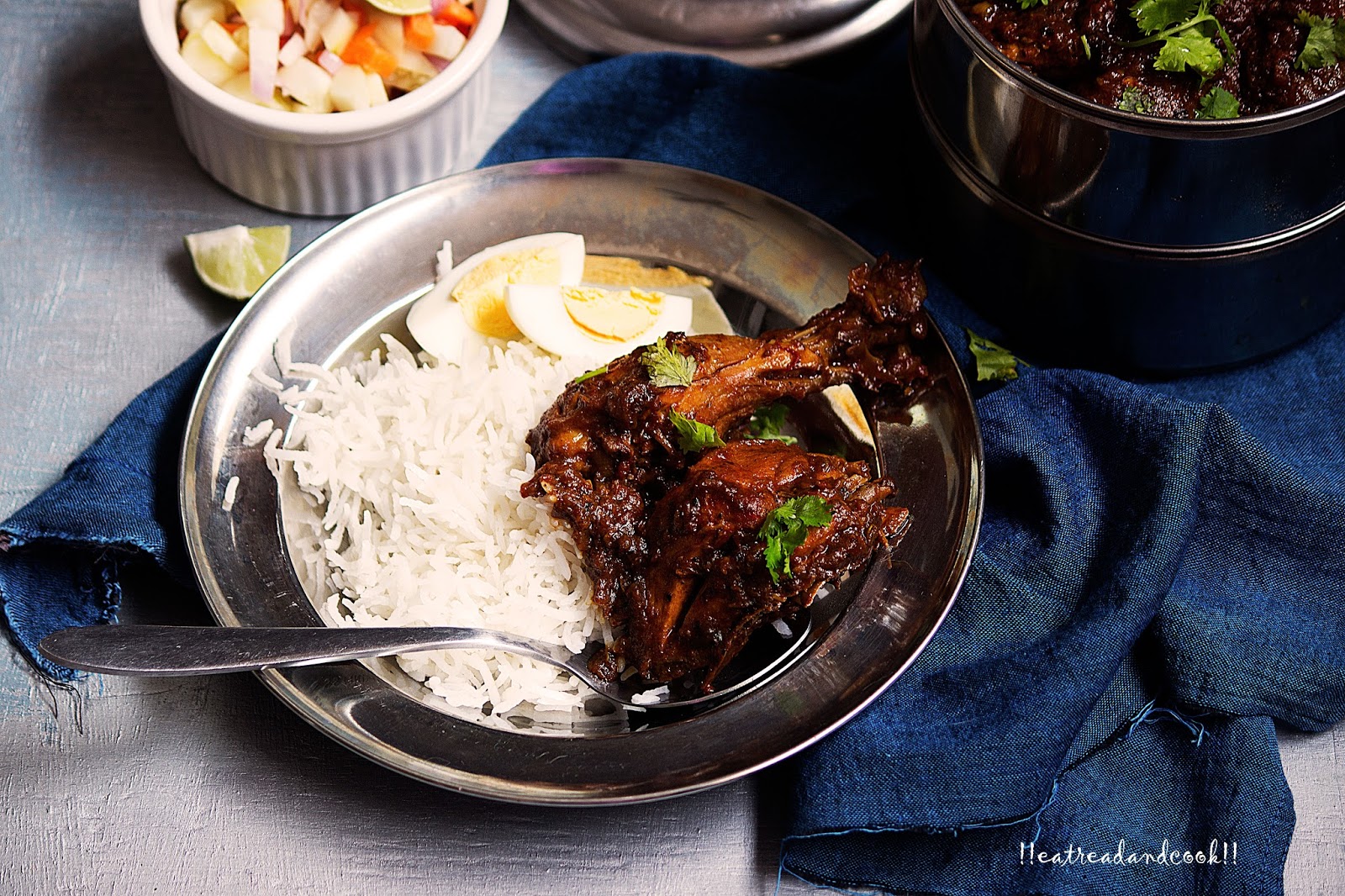 Highway Chicken Curry / Dhaba Style Chicken Curry