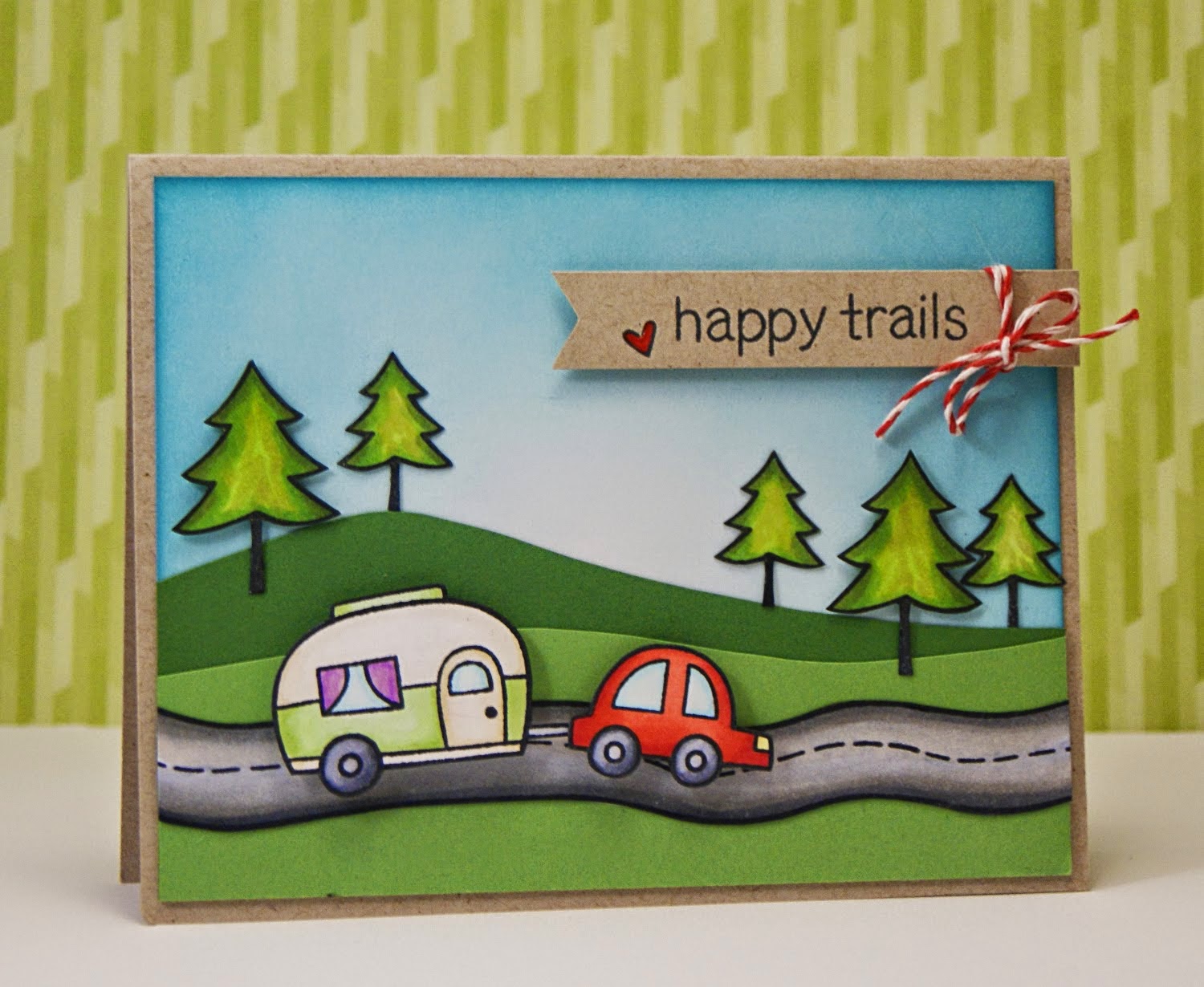 From the Basement Craft Room: happy trails