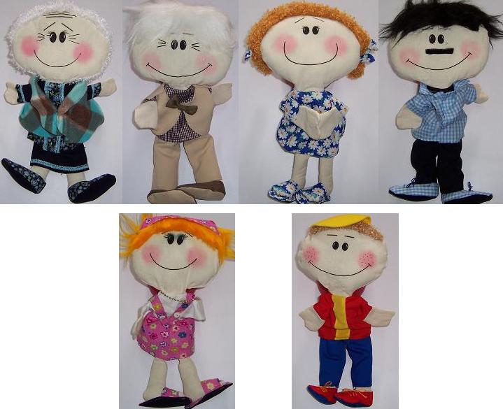 Como hacer un titere persona - Imagui