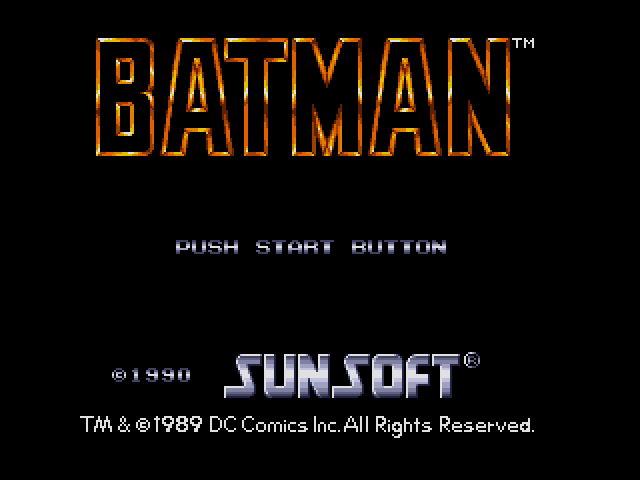Super Adventures in Gaming: Batman - The Video Game (Genesis/Mega Drive)