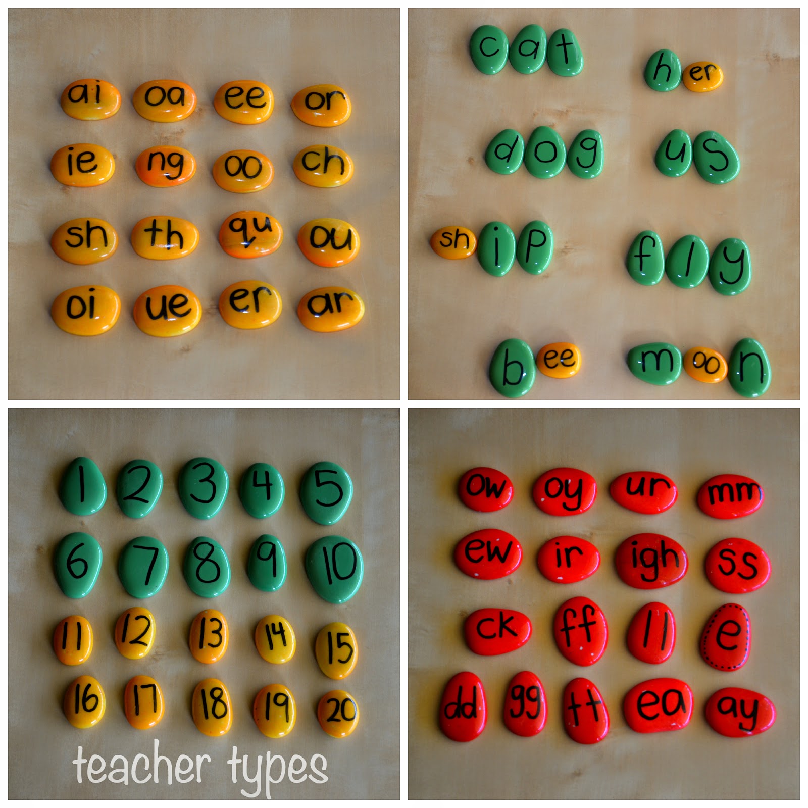 Alphabet Pebbles | Wonderful Word Building - Teacher Types