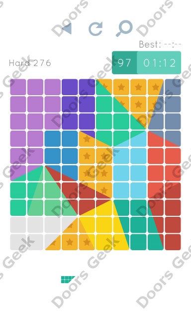 Blocks & Shapes [Hard] Level 276 Solution ~ Doors Geek