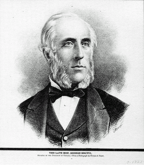 Canadian History: Told By Us: george brown word splash