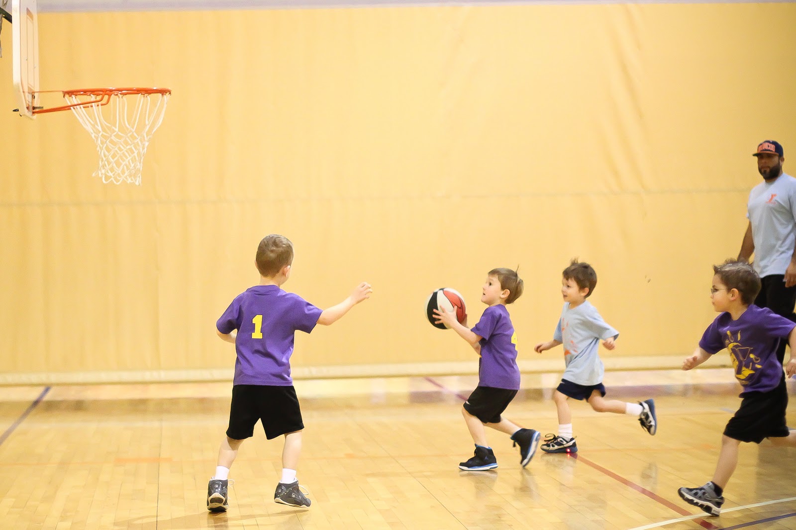 The Rollins Ruckus: Little Baller. Reid's first basketball team.