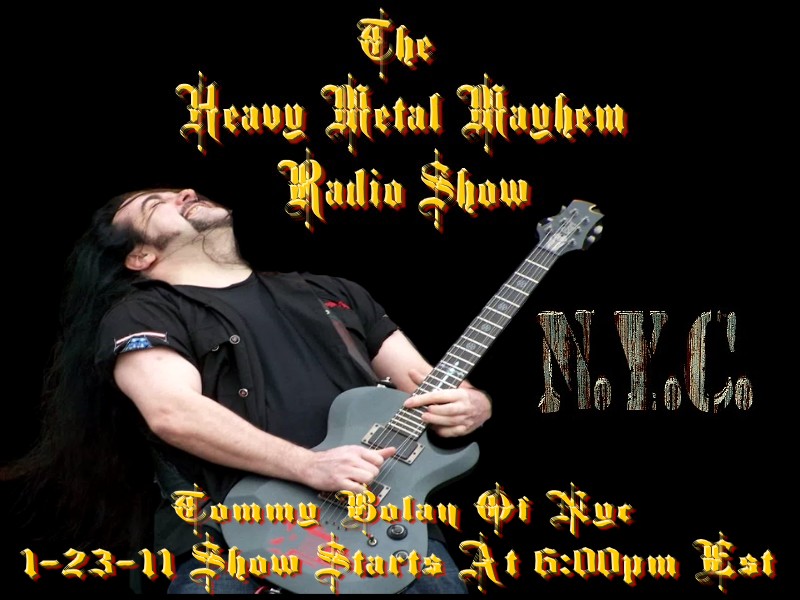 The Heavy Metal Mayhem Radio Show: Brian Ross Of Blitzkrieg & Tommy ...