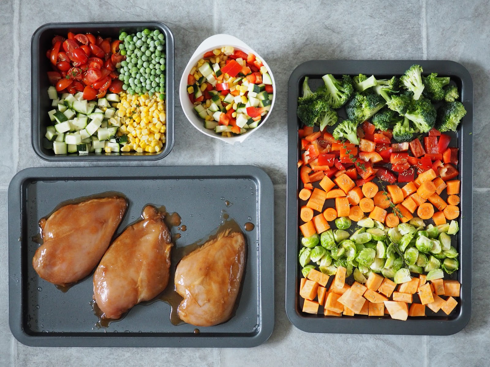 Food prep - Sunde og nemme retter med kylling til 5 dage - Home by Bianca