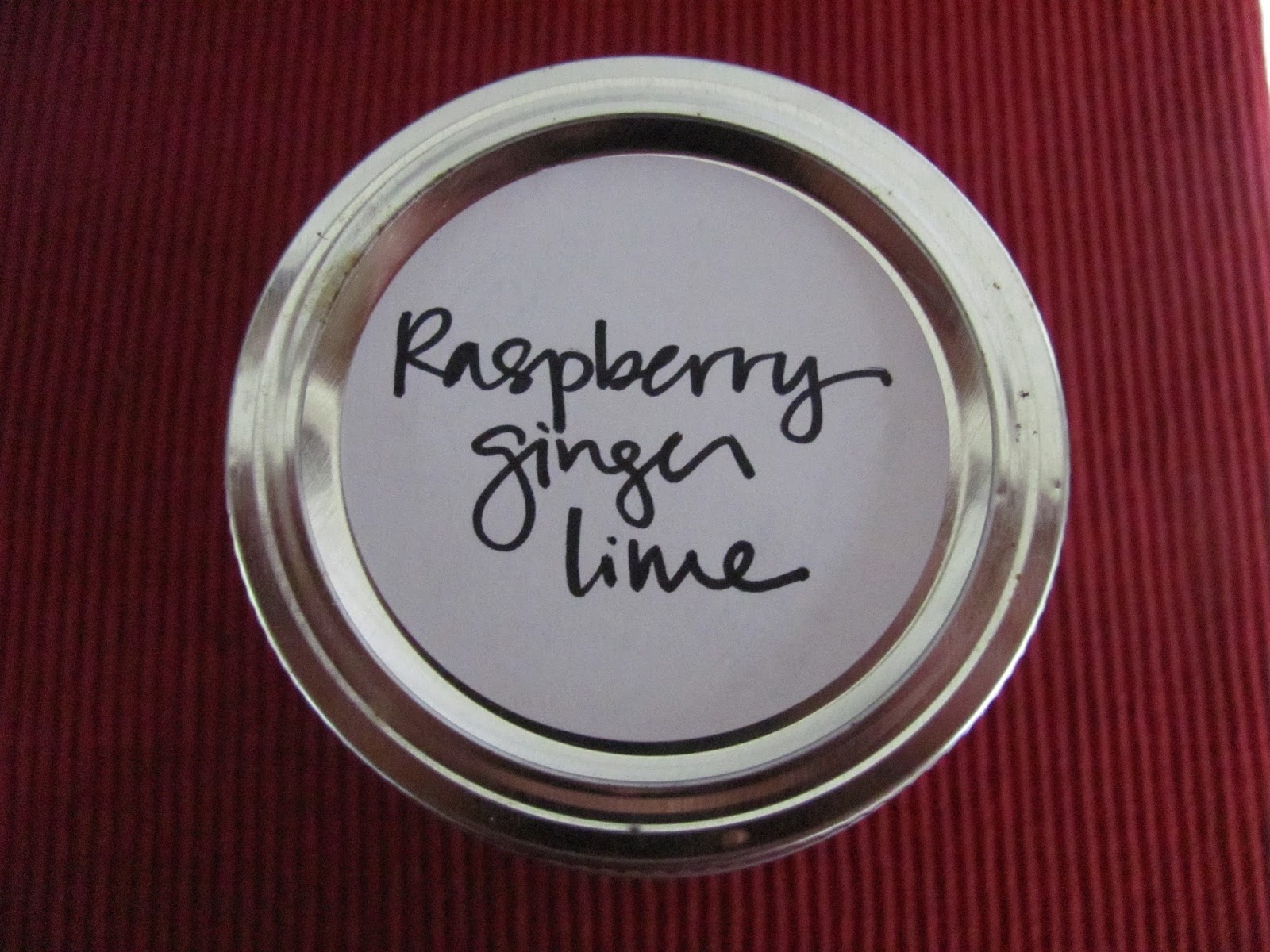 Sweet Domesticity: Raspberry Ginger Lime Jam