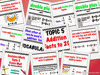 Learning with Firsties: Envision Math Topic 5 Focus Wall and LIteracy ...