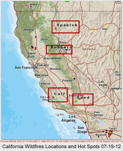 CFN - CALIFORNIA FIRE NEWS - CAL FIRE NEWS : Quick Look: California ...