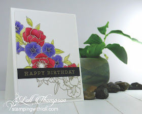 Stamping with Loll: Another Split Panel Design