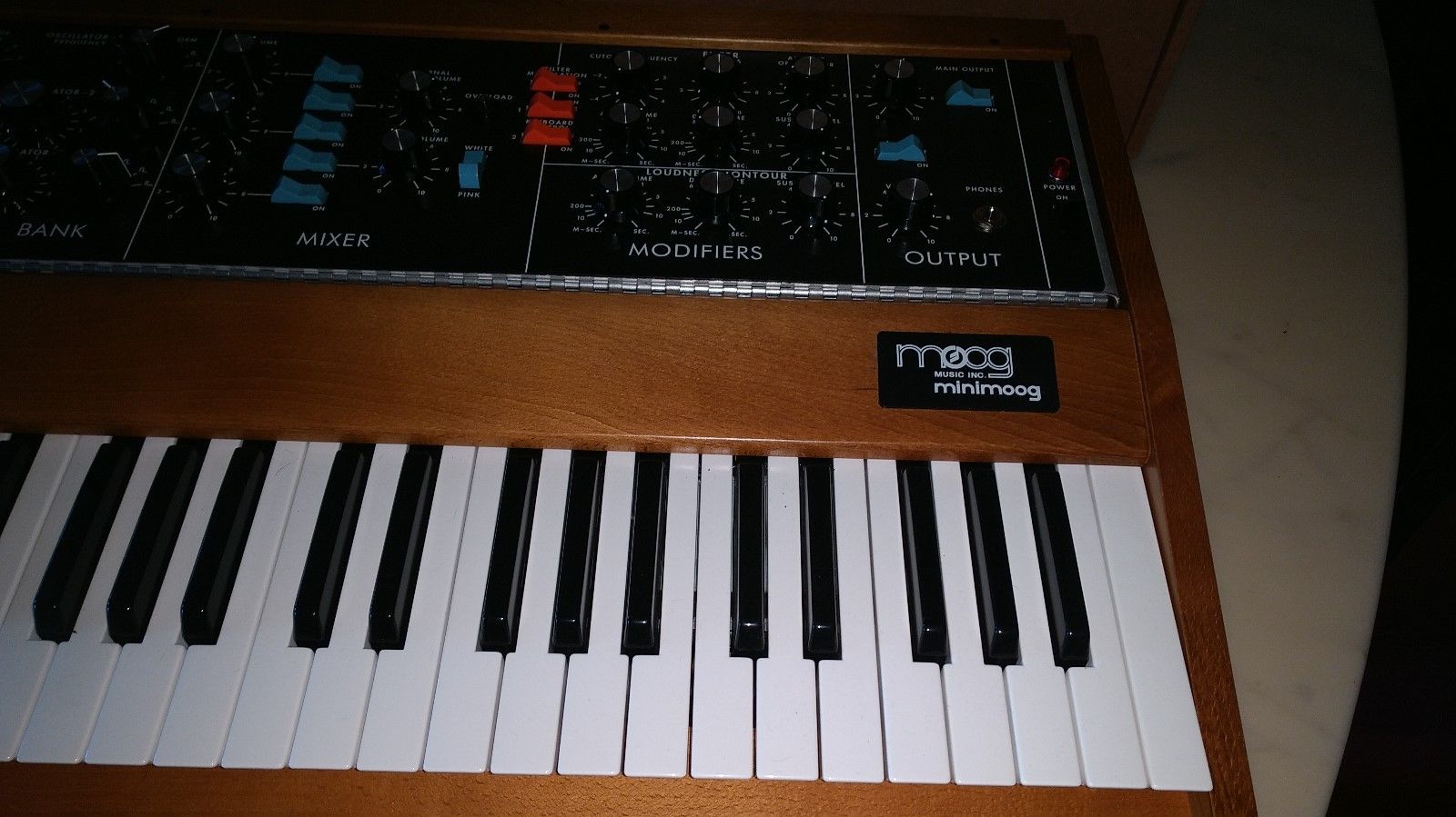 MATRIXSYNTH: Re-Issue Moog Minimoog D Keyboard Synthesizer SN 1071