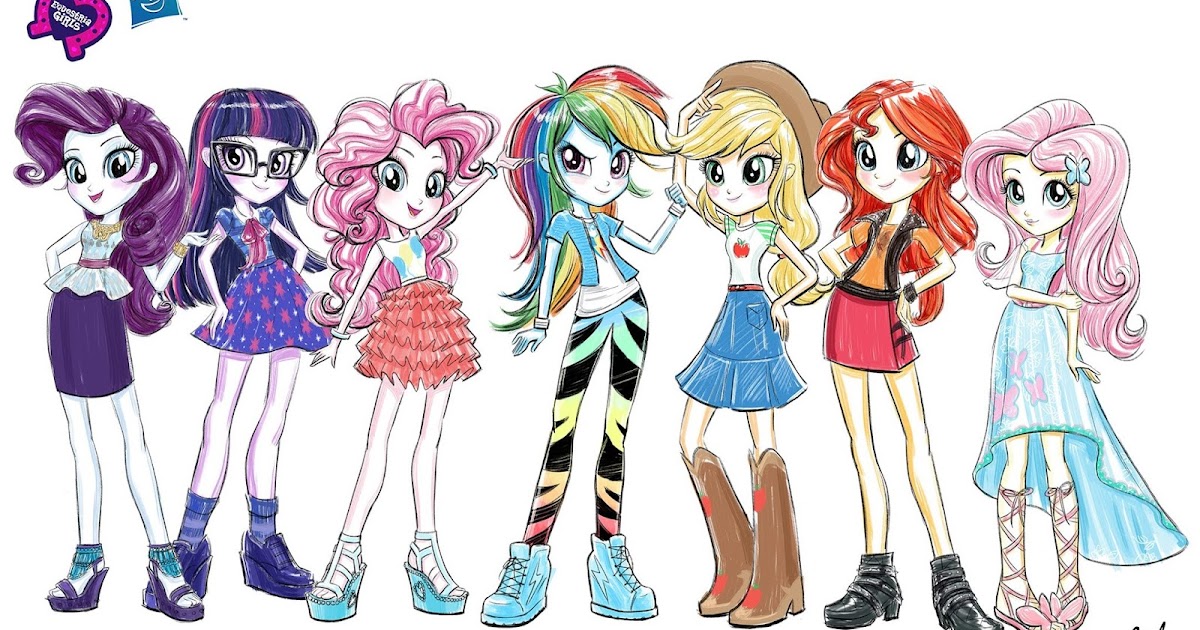 Equestria Daily - MLP Stuff!: Equestria Girls Concept Art by Rita Lux!