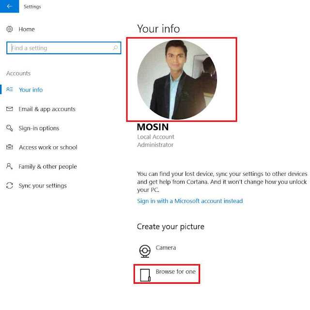 How to Change or Remove a User Account Picture in Windows 10