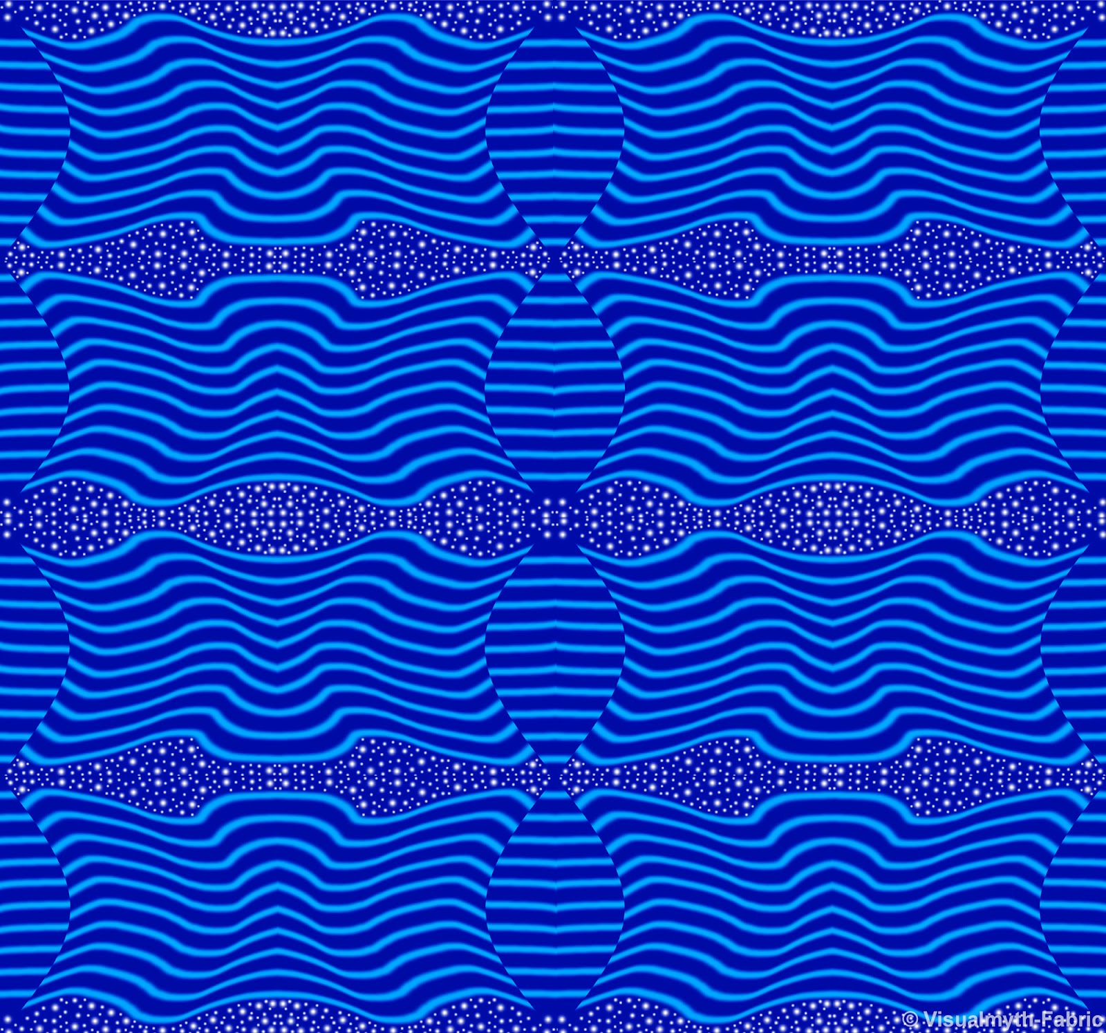 Visualmyth Fabric: Visualmyth Fabric - a flow of designs