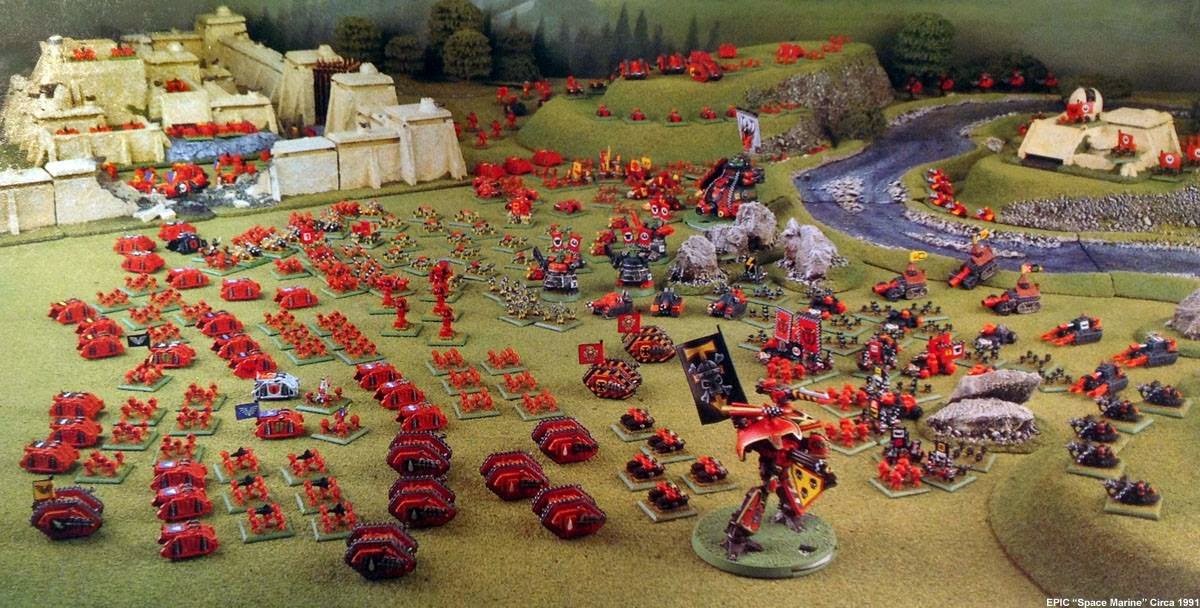 Epic or Space Marine? - 40k Large Scale Battles Flashback - Wargaming Hub