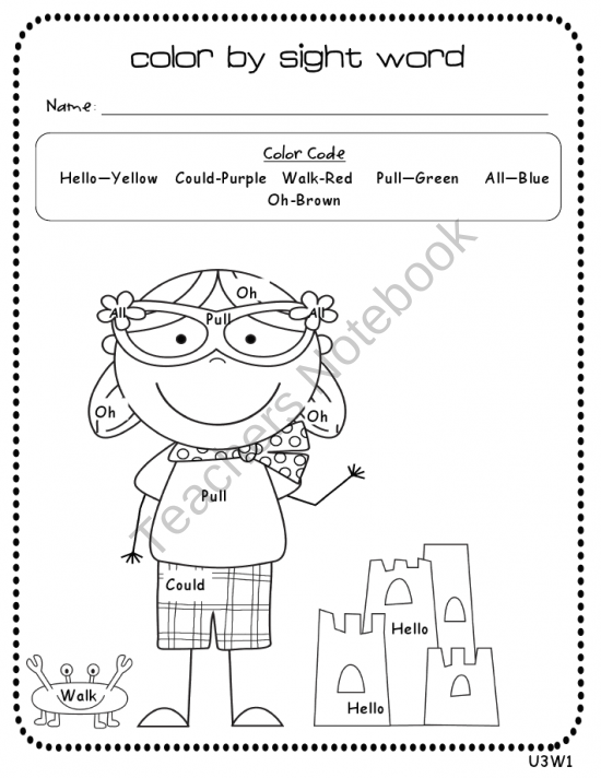 Sight Word Checkers & Unit 3 Finished! | The Weekly Hive