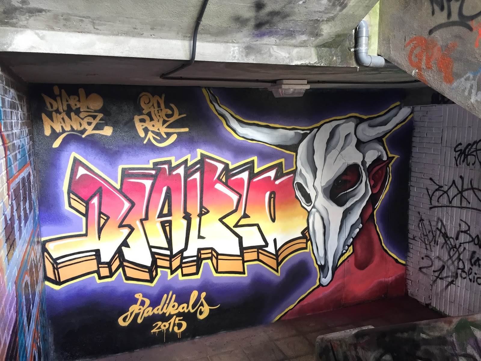 *ROKE graffiti ART: "DIABLO Midnight graff"