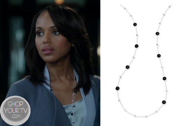 Scandal: Season 3 Episode 3 Olivia's Black Beaded Necklace | Shop Your TV