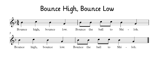 Music With Mrs. Tanenblatt: Bounce High, Bounce Low: A Favorite Game to ...