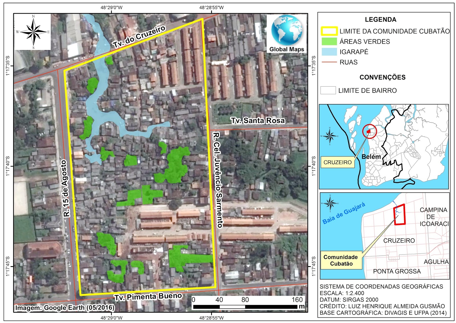 Geografia e Cartografia Digital: Mapas de Localização (Serviço Acadêmico)