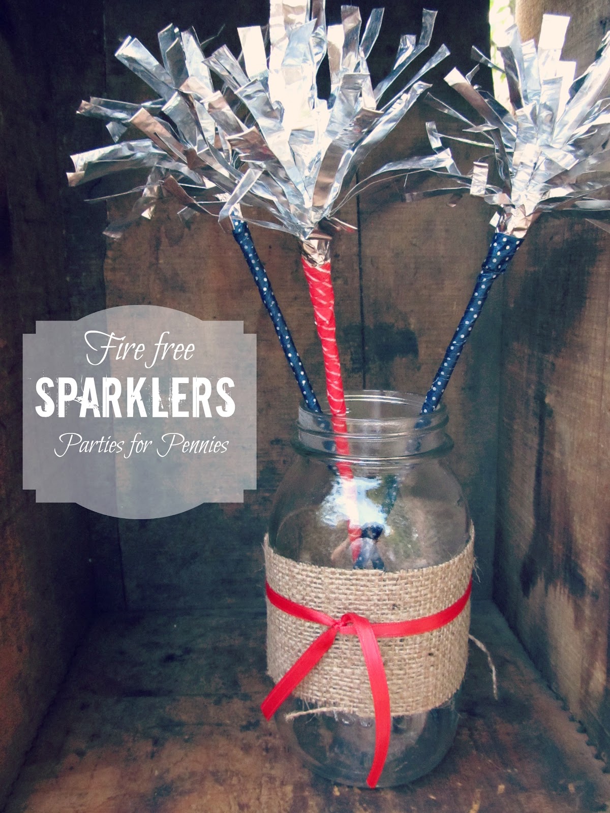 DIY Sparklers (fire free) - Parties for Pennies