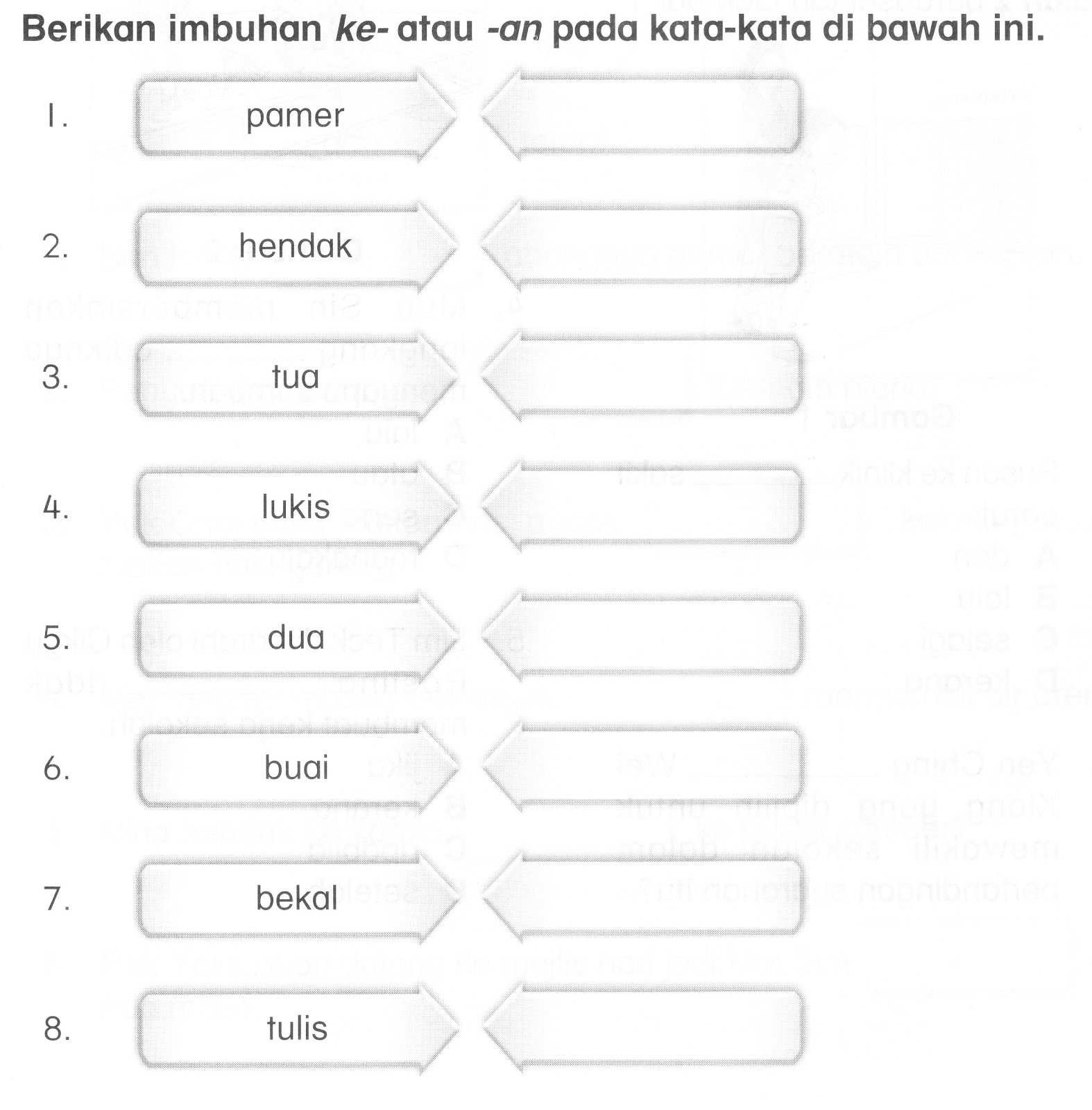 Latihan Imbuhan Tahap 1 - COCO01