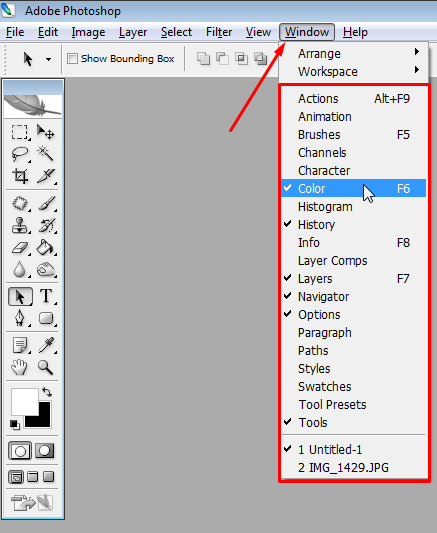 Cara Mudah Menampilkan Menu Yang Hilang Di Photoshop Tutorials Essentials