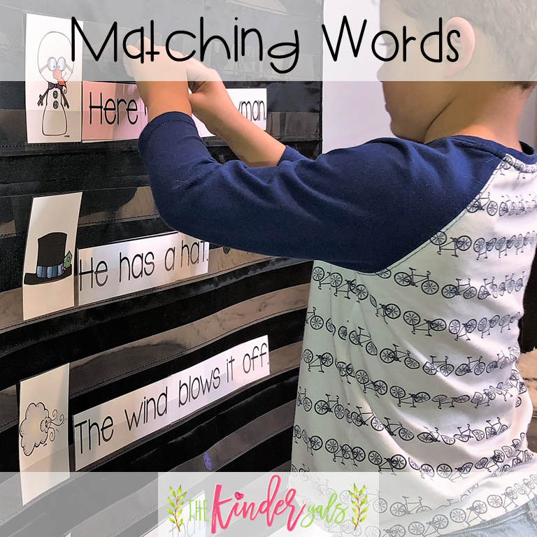 KinderGals: 6 Ways to Use the Pocket Chart in January