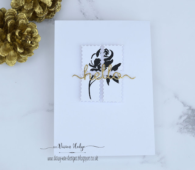 Daizy-Mae-Designs: Black Rose card
