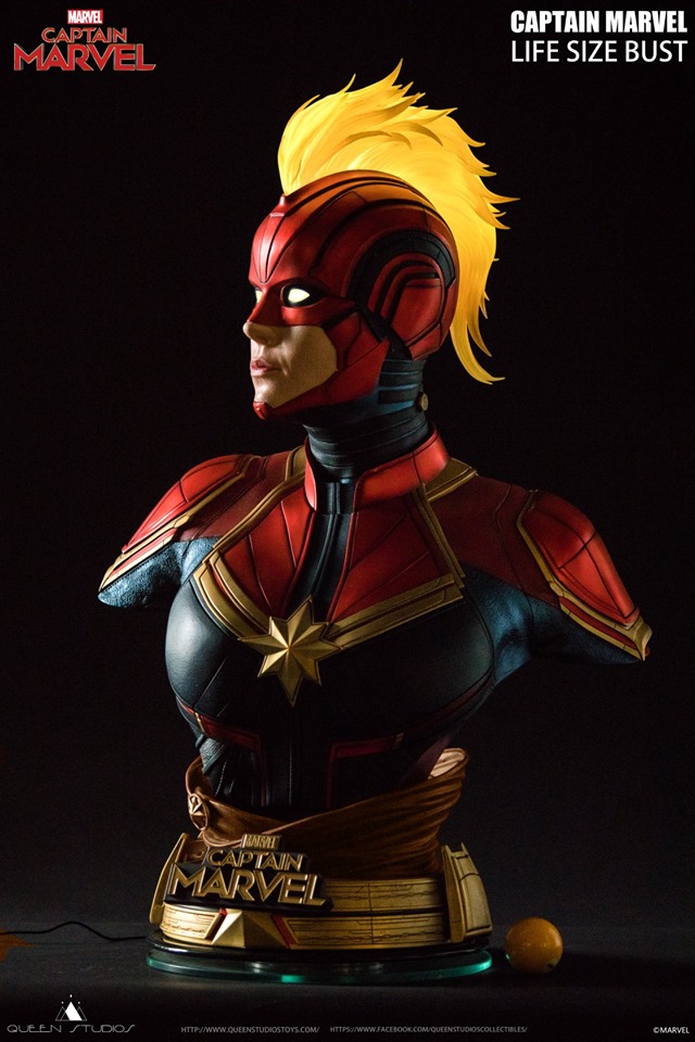 Captain Marvel Bust 1/1 (Queen Studios Collectibles)