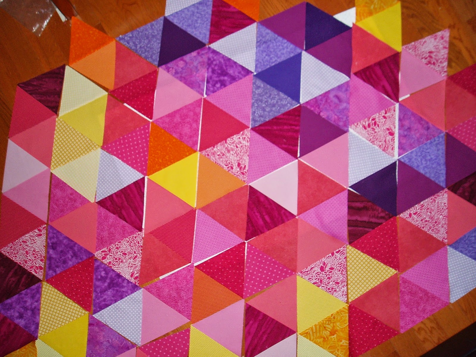 Sunshine in the Attic: Triangle Quilt Strip Parade! for the Triangle ...