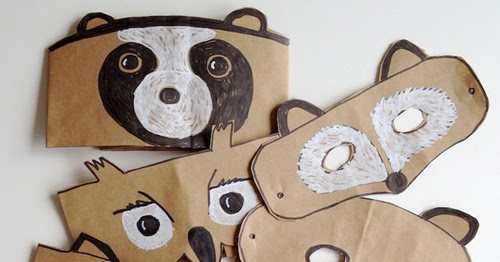 My Owl Barn: Brown Paper Bag Animal Headbands and Masks