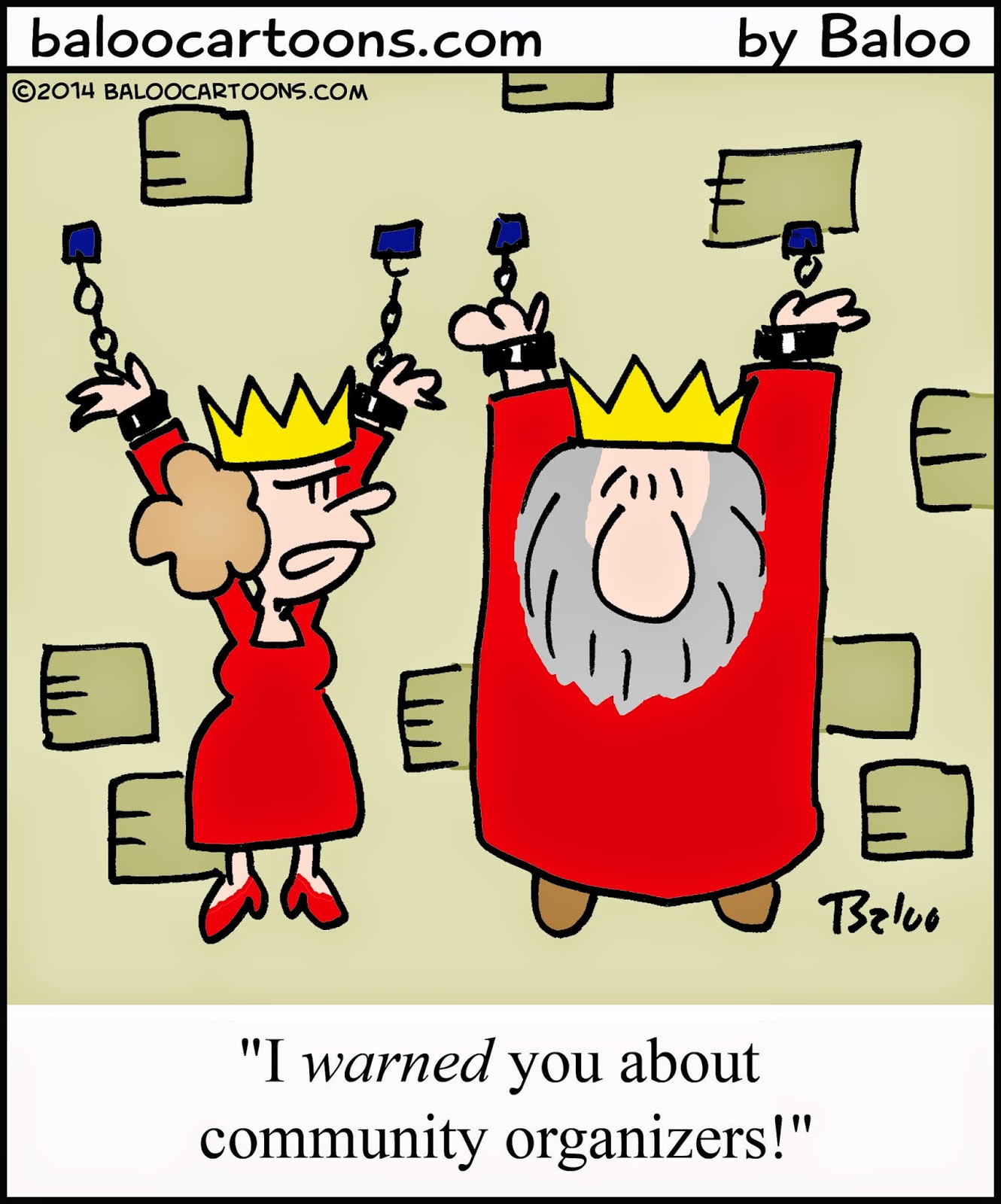 BALOO'S CARTOON BLOG: Community Organizer cartoon
