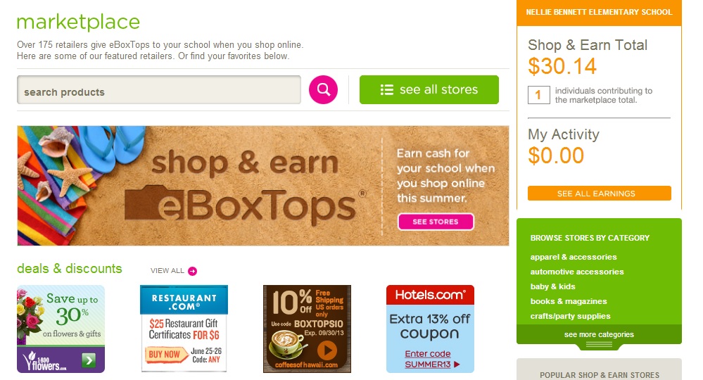 Earn Box Tops for Education When You Shop the BTFE Marketplace | Pieces ...