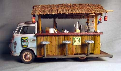 Portable Tiki Bar Trailer