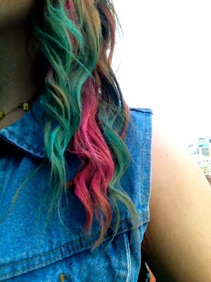 DIY: Hair Color Dyes To Chalk Up At Home! | the perfect line