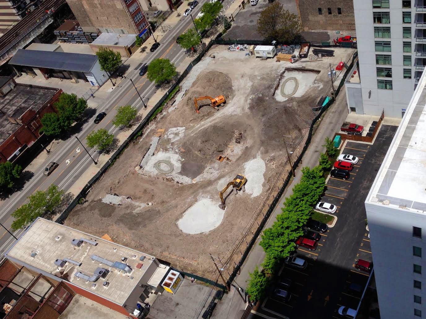 Sloopin - A South Loop Blog: Aerial View of Progress at the Future Fred ...
