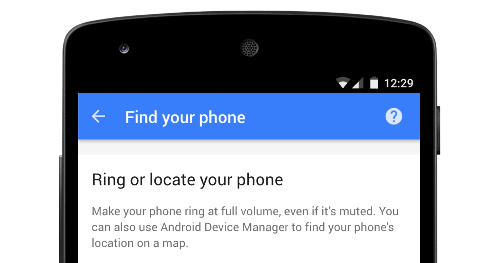 Google adds new features to My Account including find phone ability.