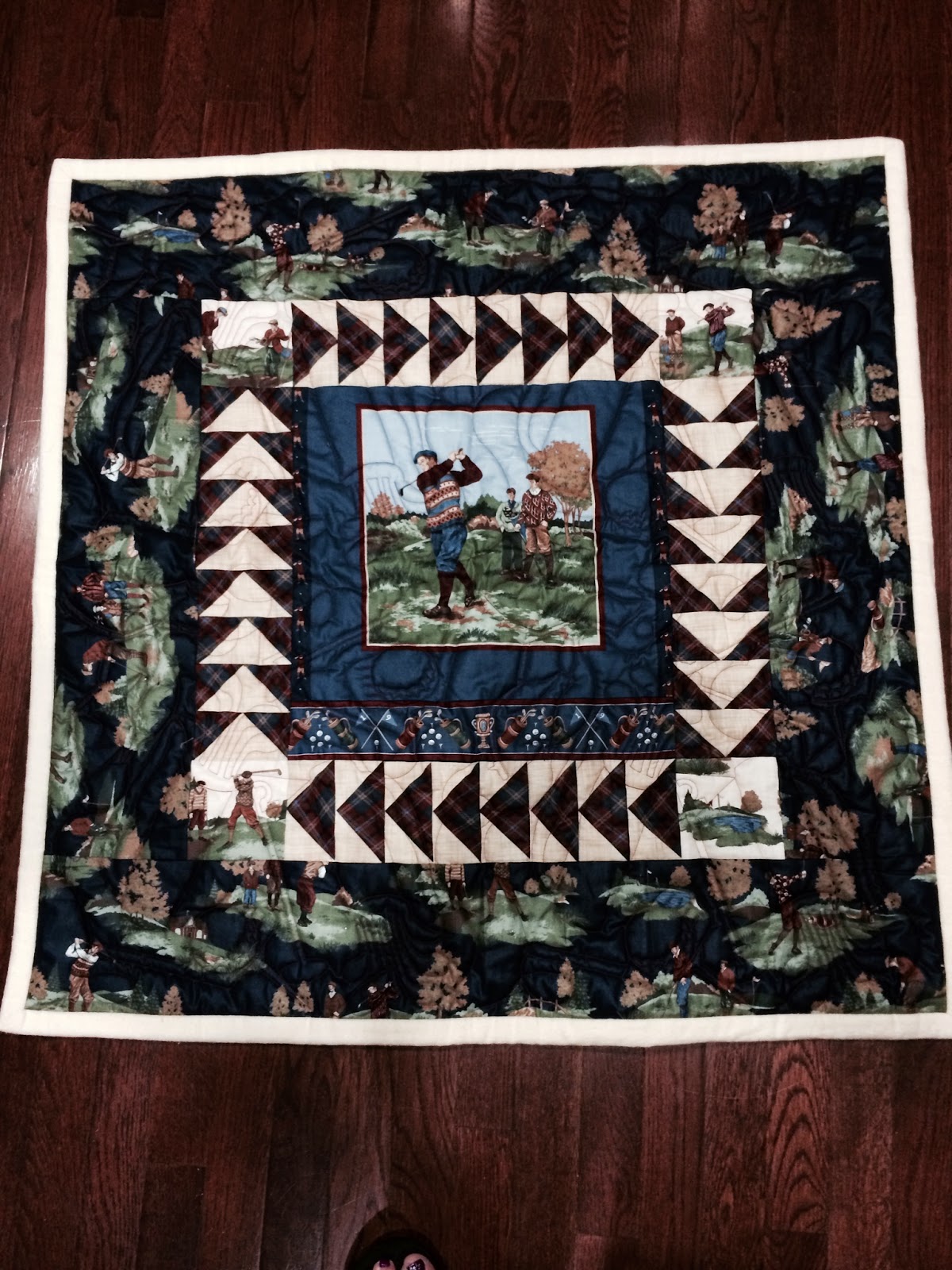 Quilting by the Beach: Golf Quilt