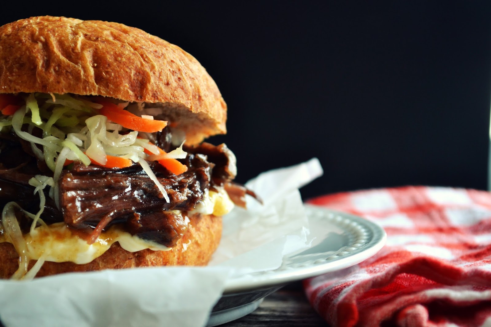 Teriyaki pulled beef buns (in the Philips Multicooker)