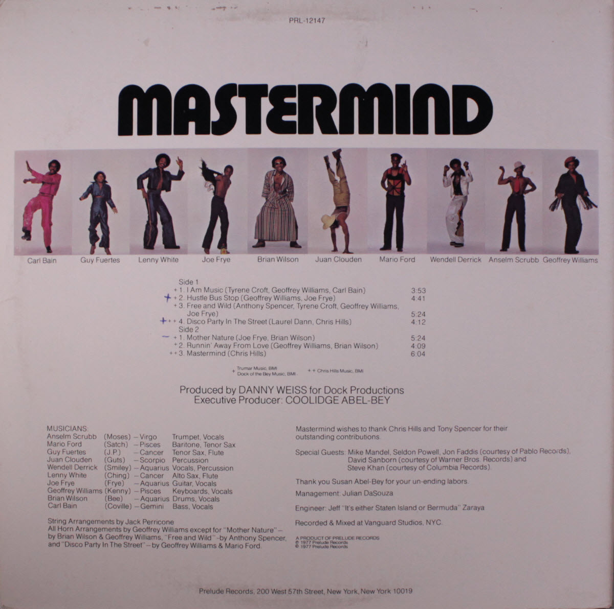 Mr. Moo's LP Covers Corner: Mastermind : Mastermind (1977)
