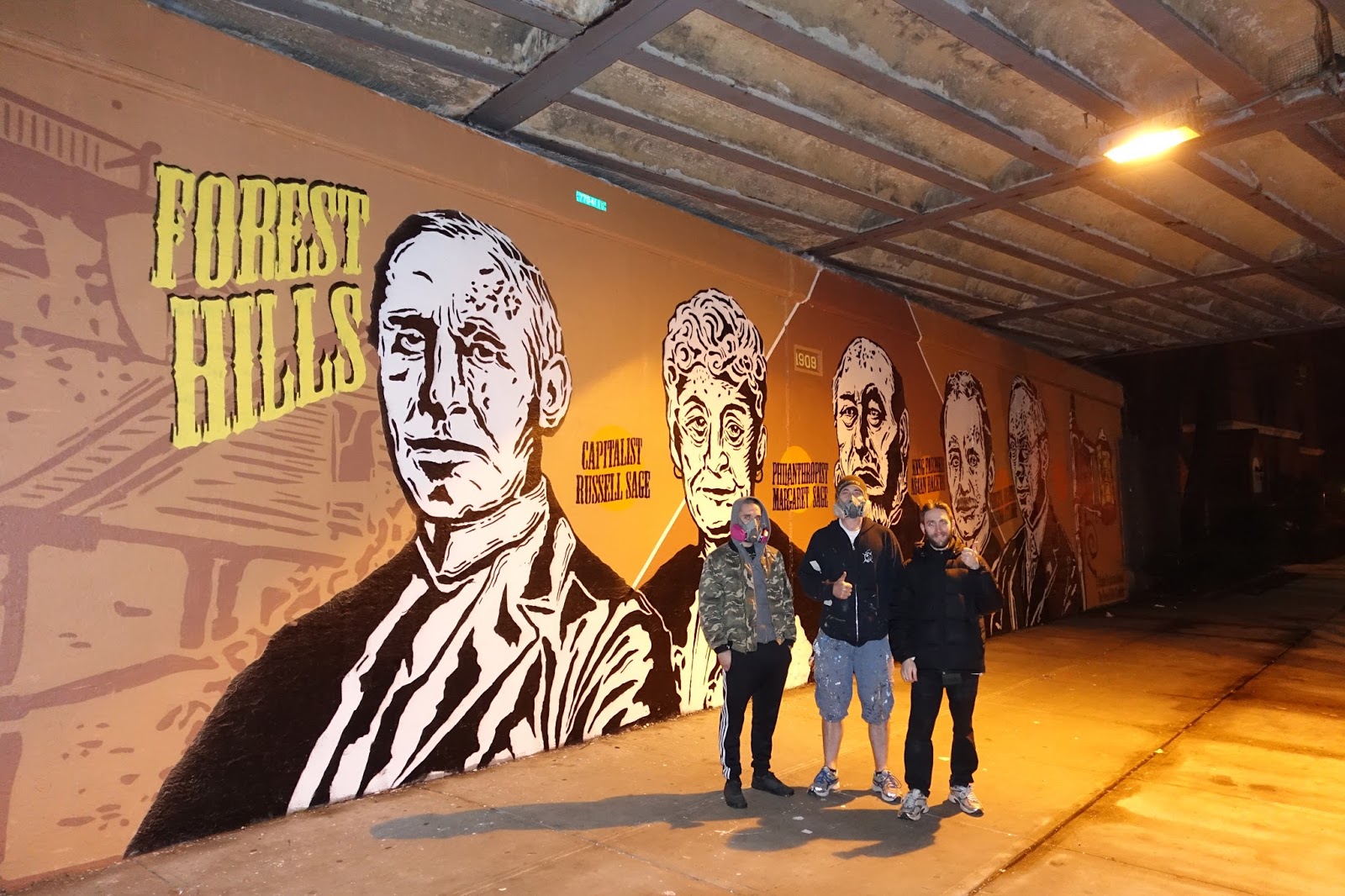 Rego-Forest Preservation Council: Forest Hills History Mural Embraced ...