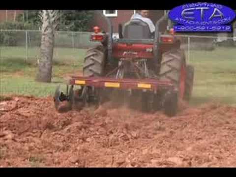 Tractor: How to - Disc Harrow a Garden, Tractor 3pt. Hitch