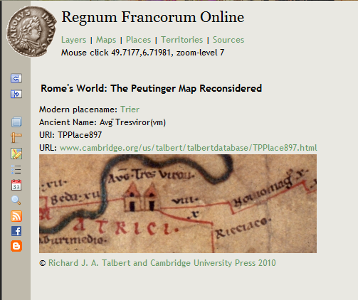 early medieval mapping: Evidence of place in Late Roman sources