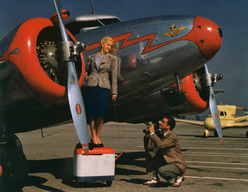 Beautiful Promotional Photo Shoot of Lockheed Electra Aircrafts for ...